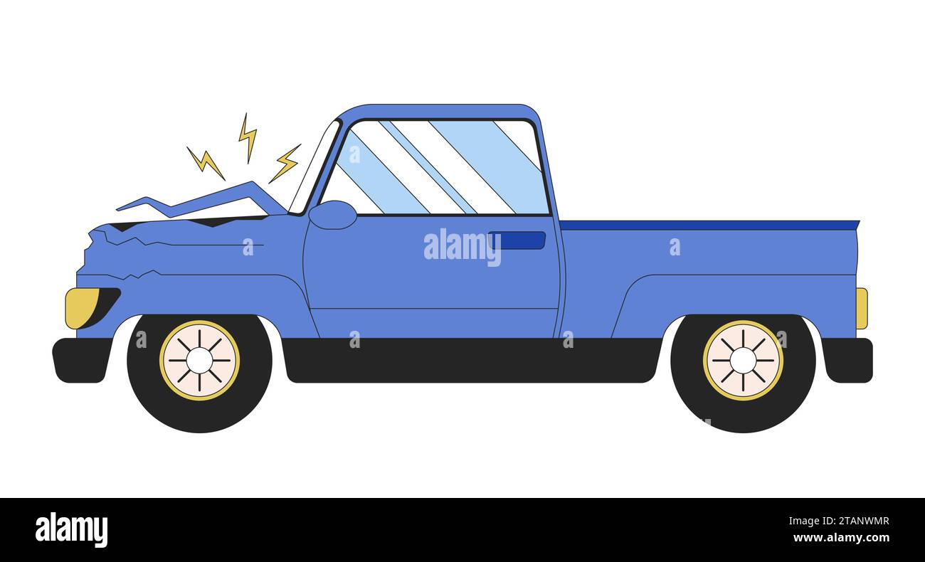 White car parked on Stock Vector Images - Alamy