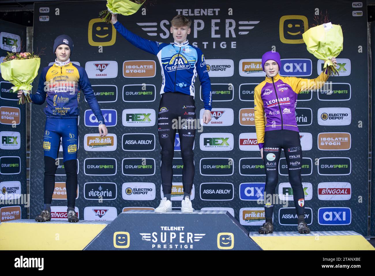 Boom, Belgium. 02nd Dec, 2023. Belgian Boussemaere Louic, Belgian ...