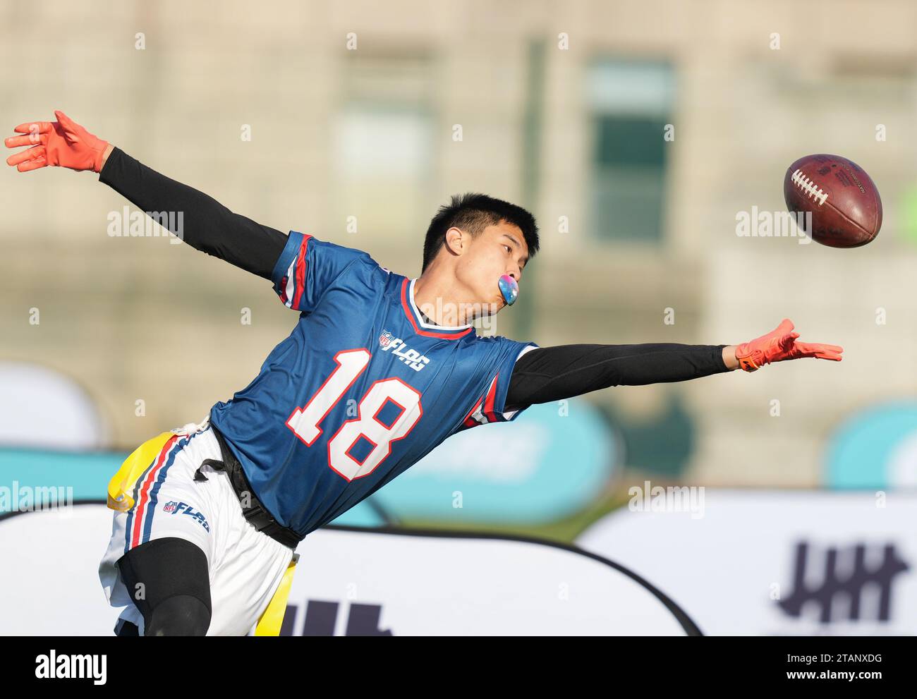 Shanghai, China. 2nd Dec, 2023. Wu Jialu of Pigeons competes during the ...