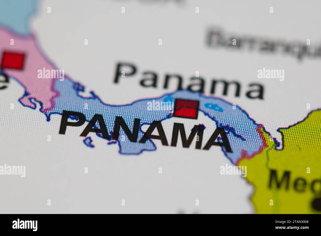 map political cartography colors close-up borders country location ...