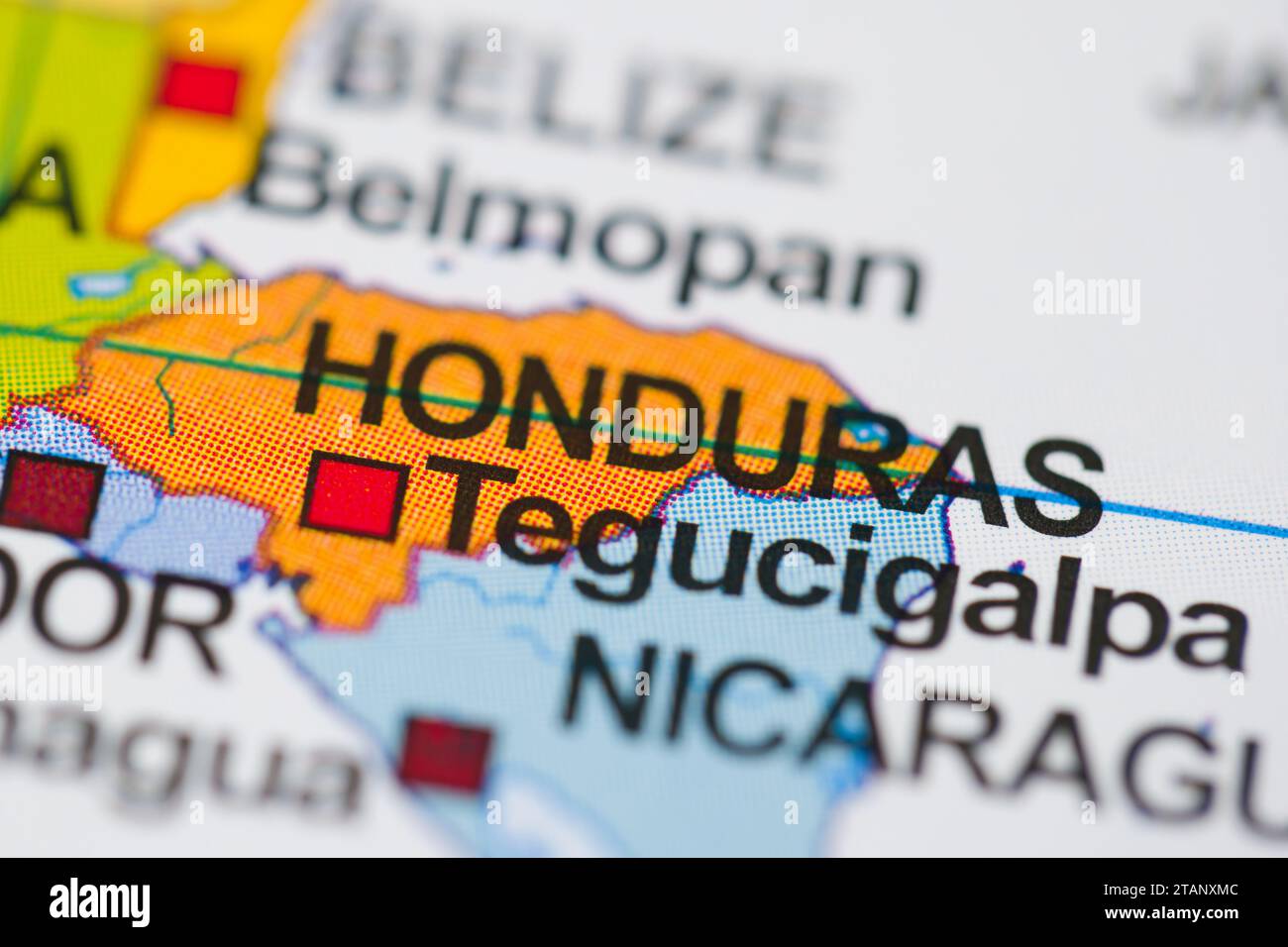 map political cartography colors close-up borders country location ...