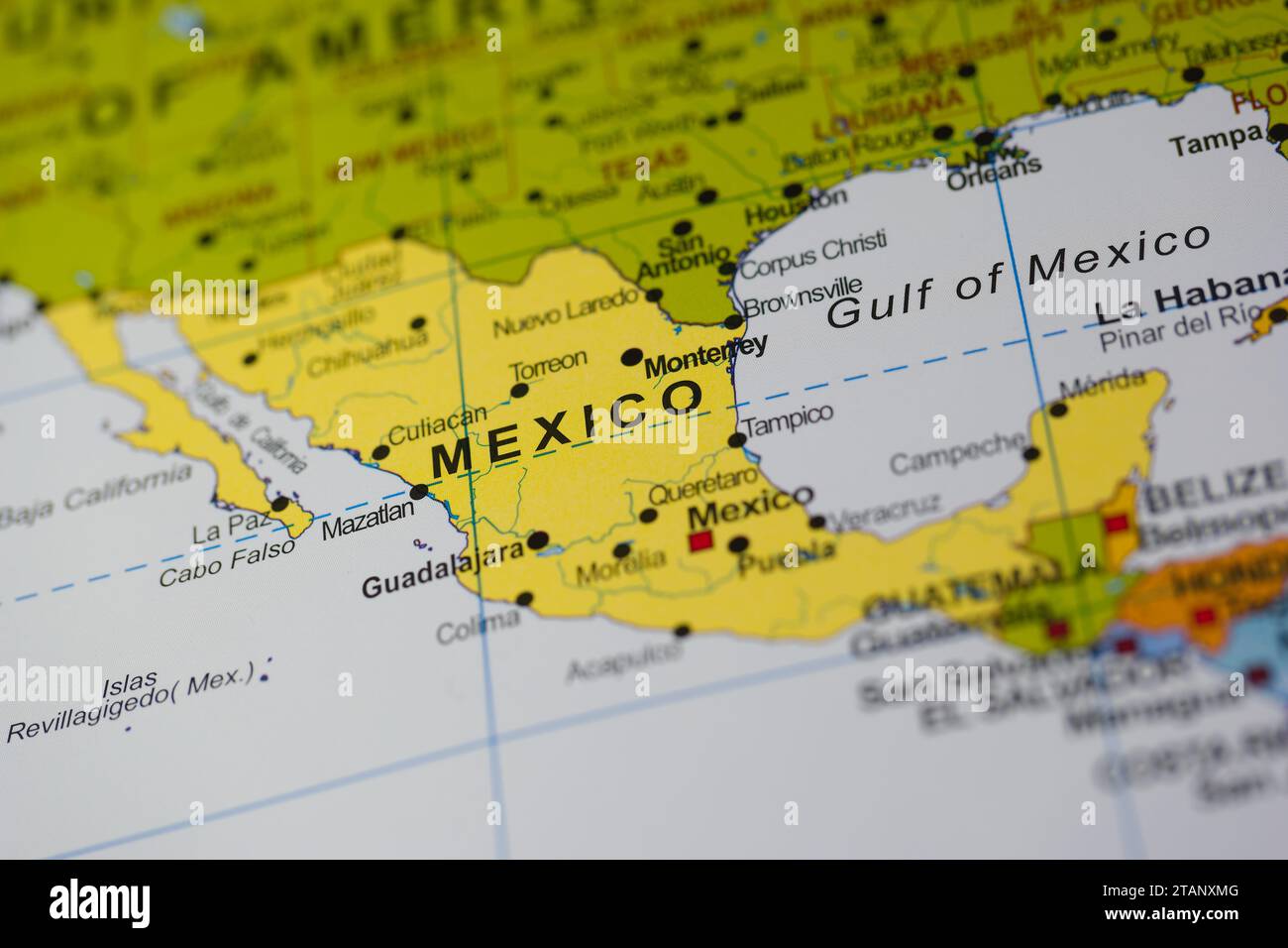 map political cartography colors close-up borders country location ...