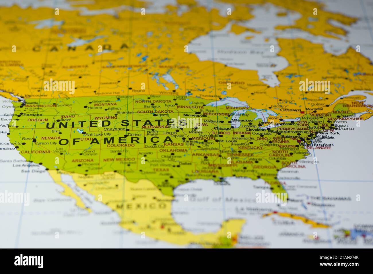 map political cartography colors close-up borders country location ...