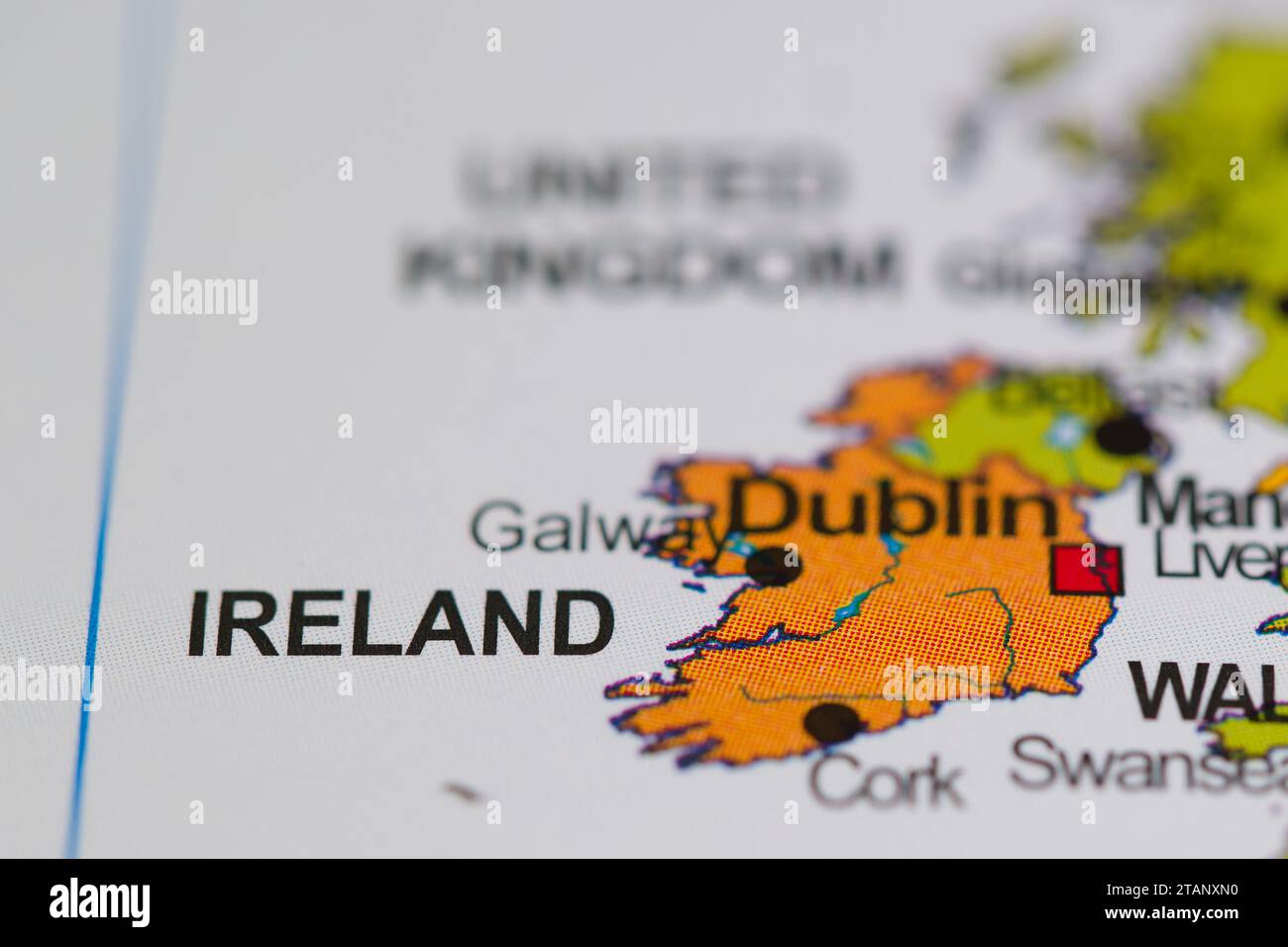 map political cartography colors close-up borders country location ...