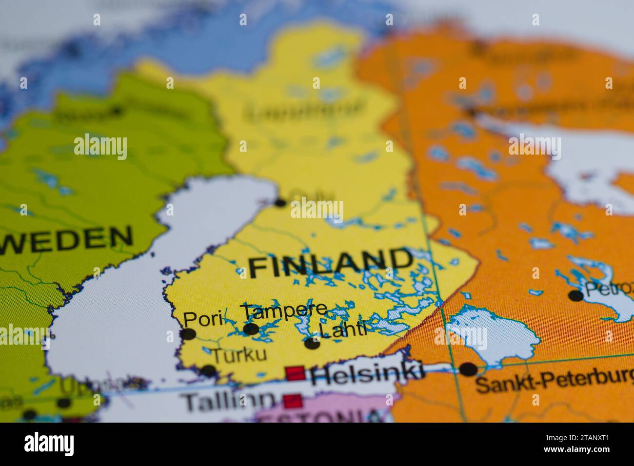 map political cartography colors close-up borders country location ...
