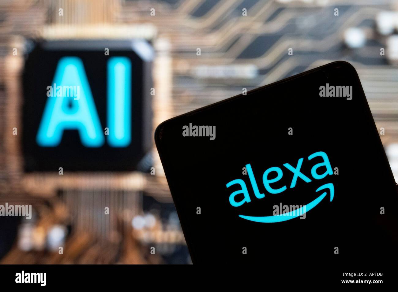 Amazon alexa logo hi-res stock photography and images - Alamy