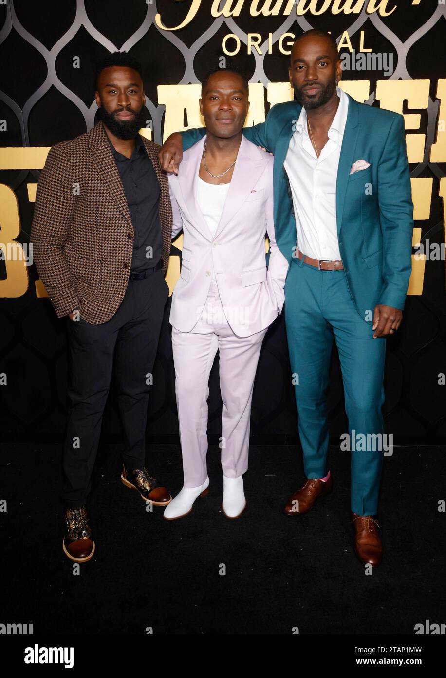 WEST HOLLYWOOD, CA - DECEMBER 1: Tosin Morohunfola, David Oyelowo, Mo ...