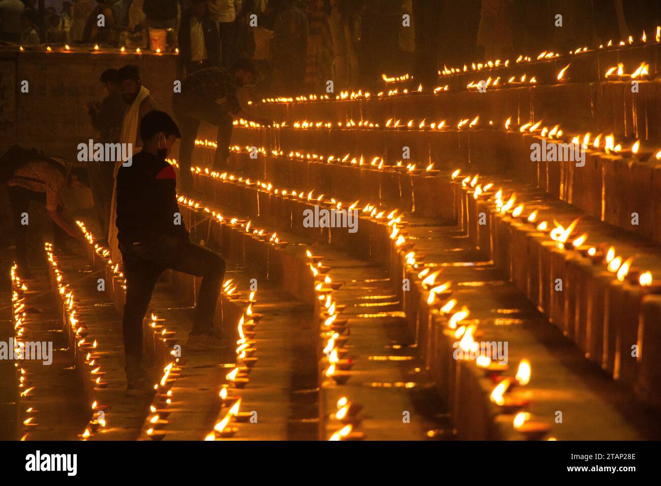 Dev diwali celebration at varanasi uttar pradesh india Stock Photo - Alamy