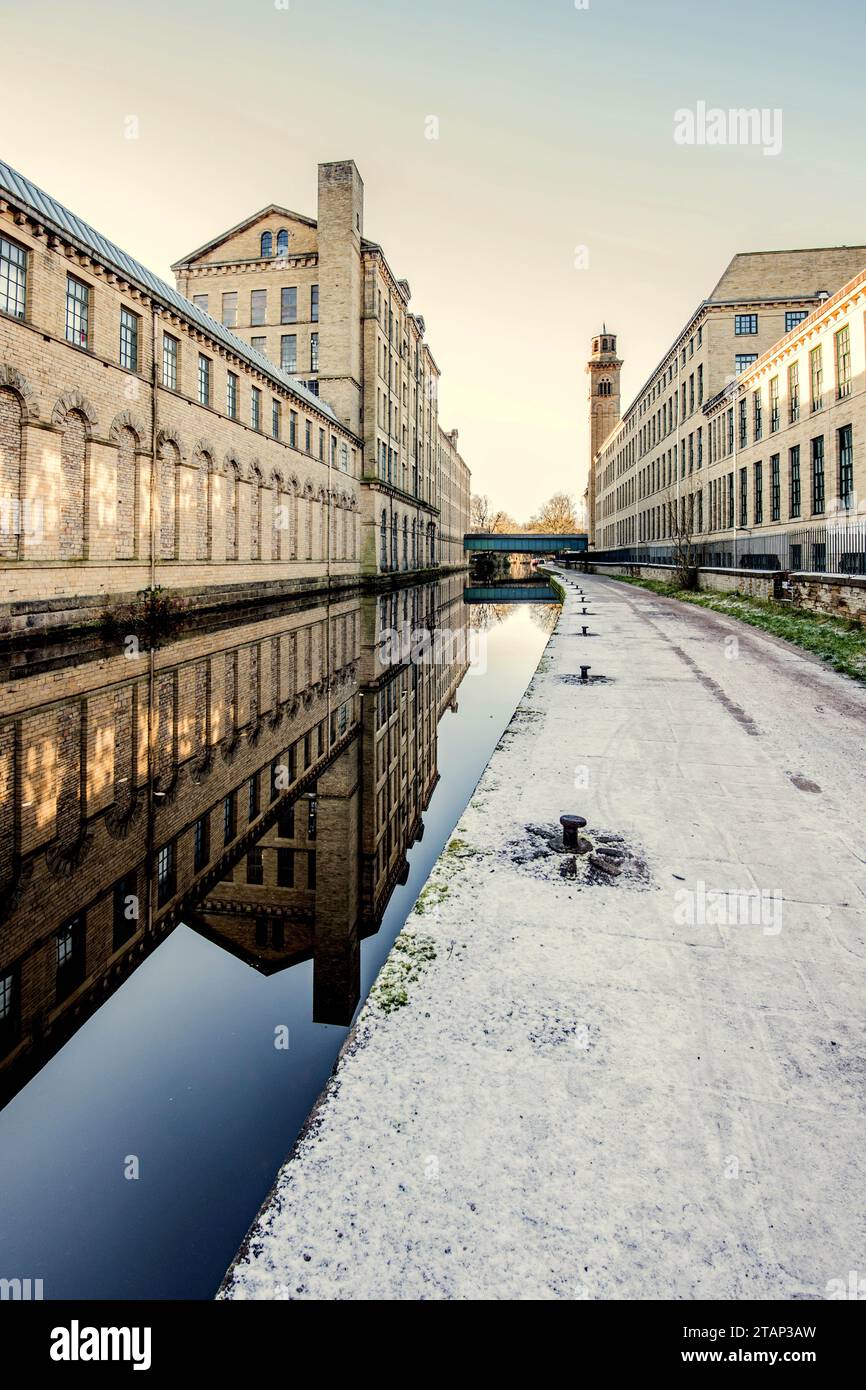 Image of rfeflectios of the mill in the leeds hi-res stock photography ...