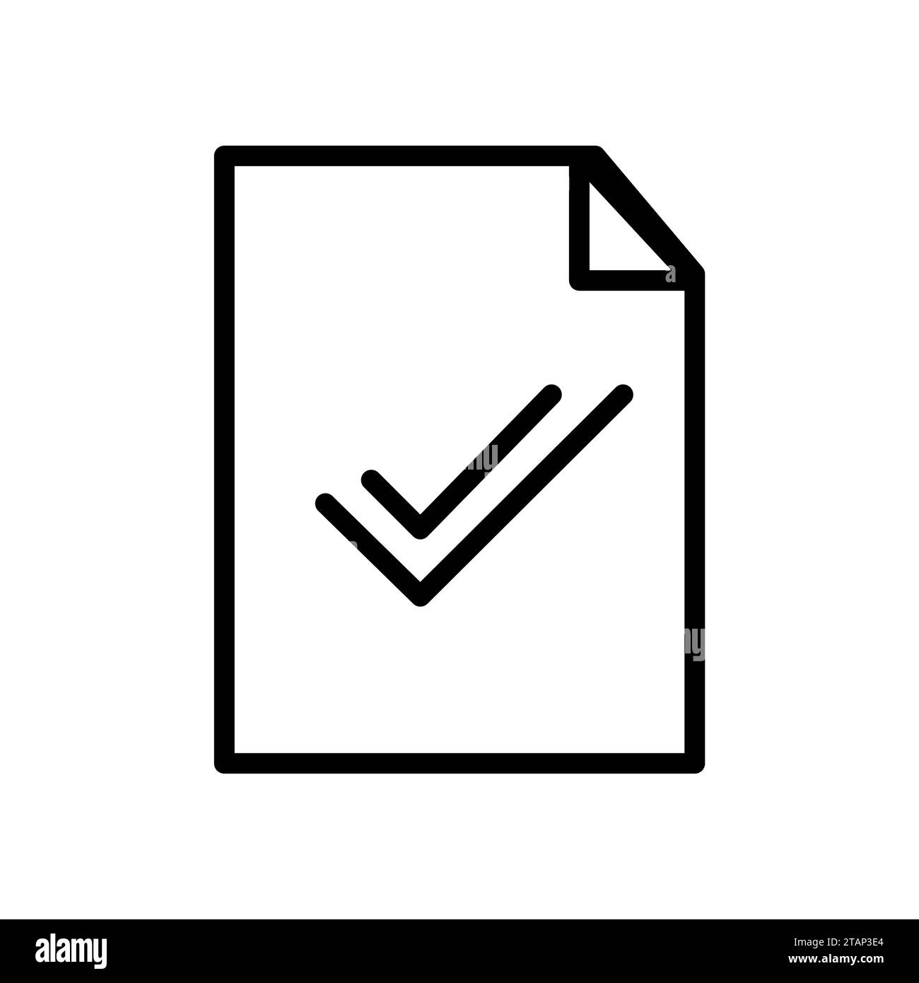 Checklist symbols Black and White Stock Photos & Images - Alamy