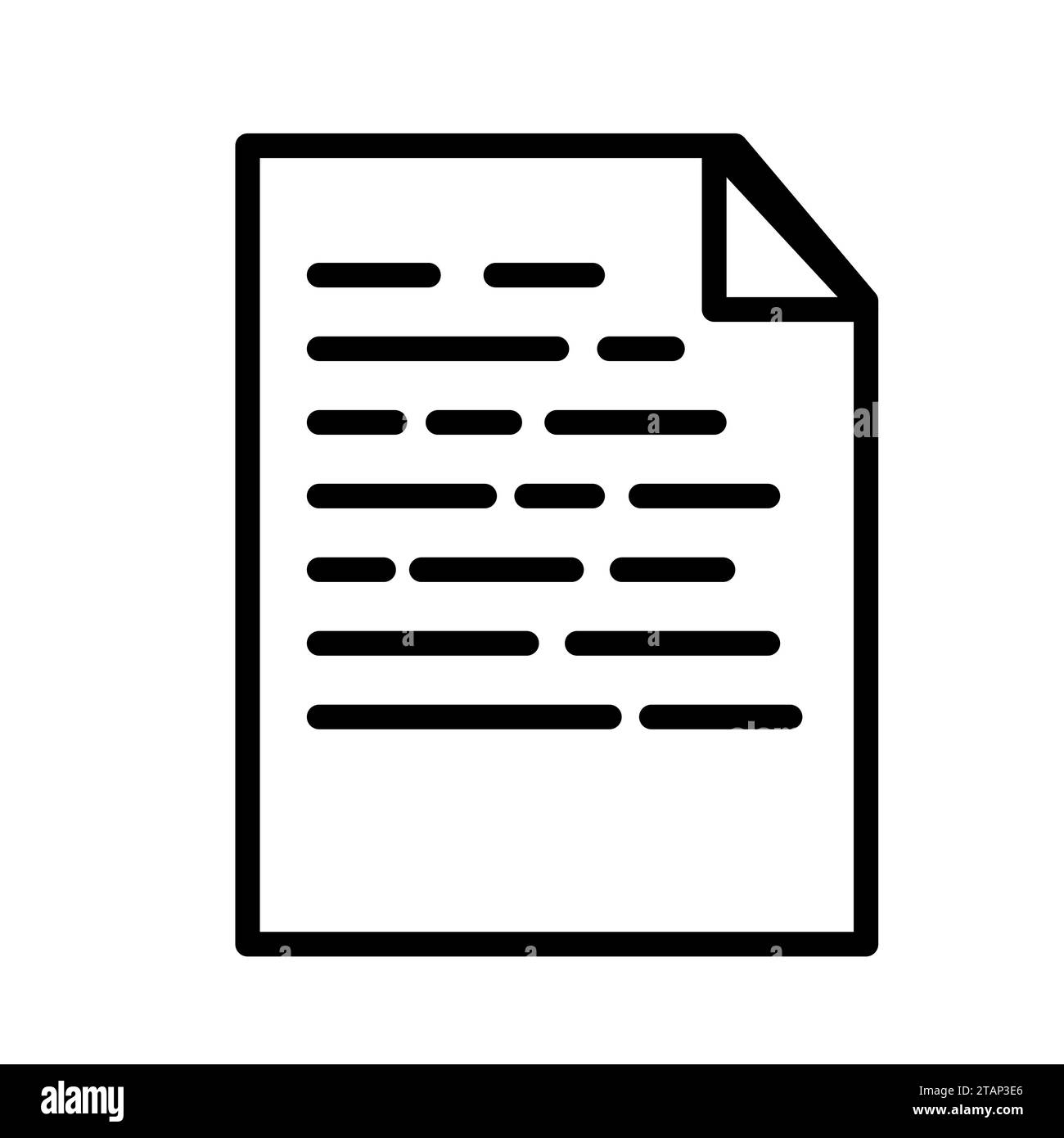 Document vector symbol icon paper and file sign business. Office data ...