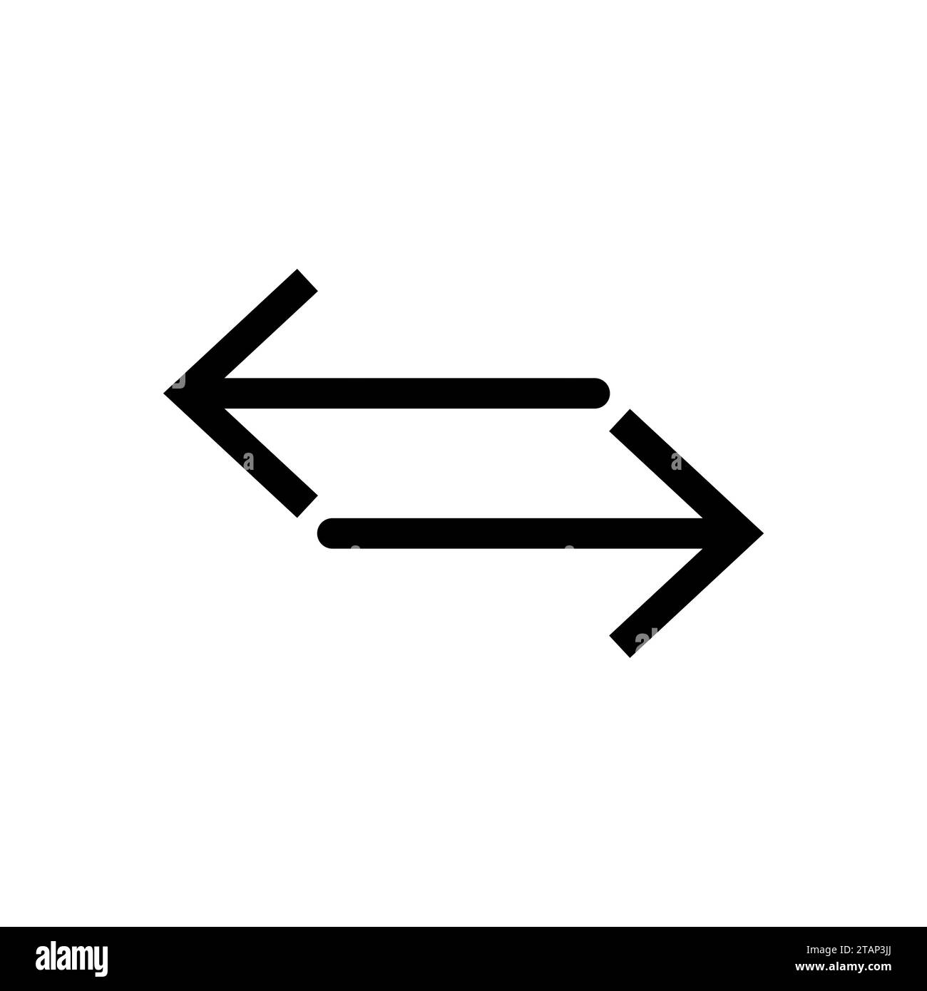 Vector line icon different direction arrow pointer graphic as a ...