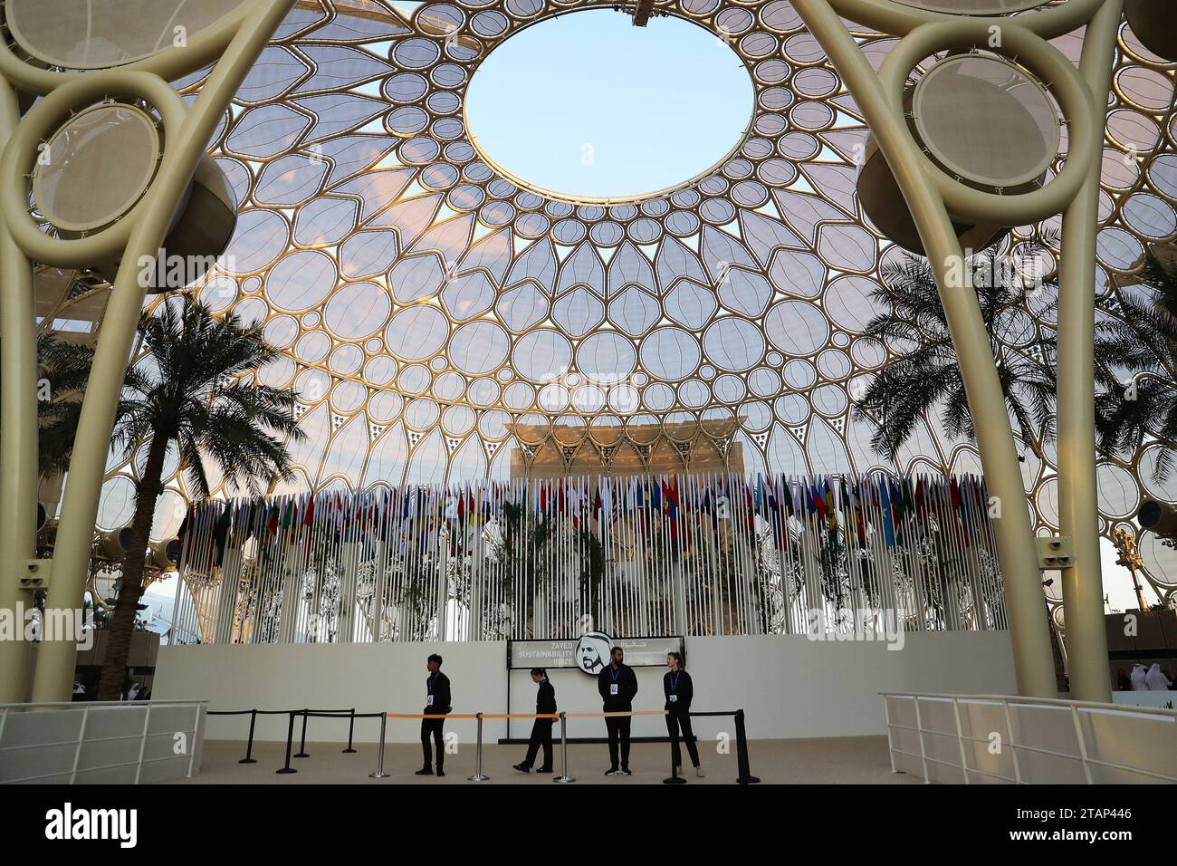 Dubai. 1st Dec, 2023. This photo taken on Dec. 1, 2023 shows a view of ...