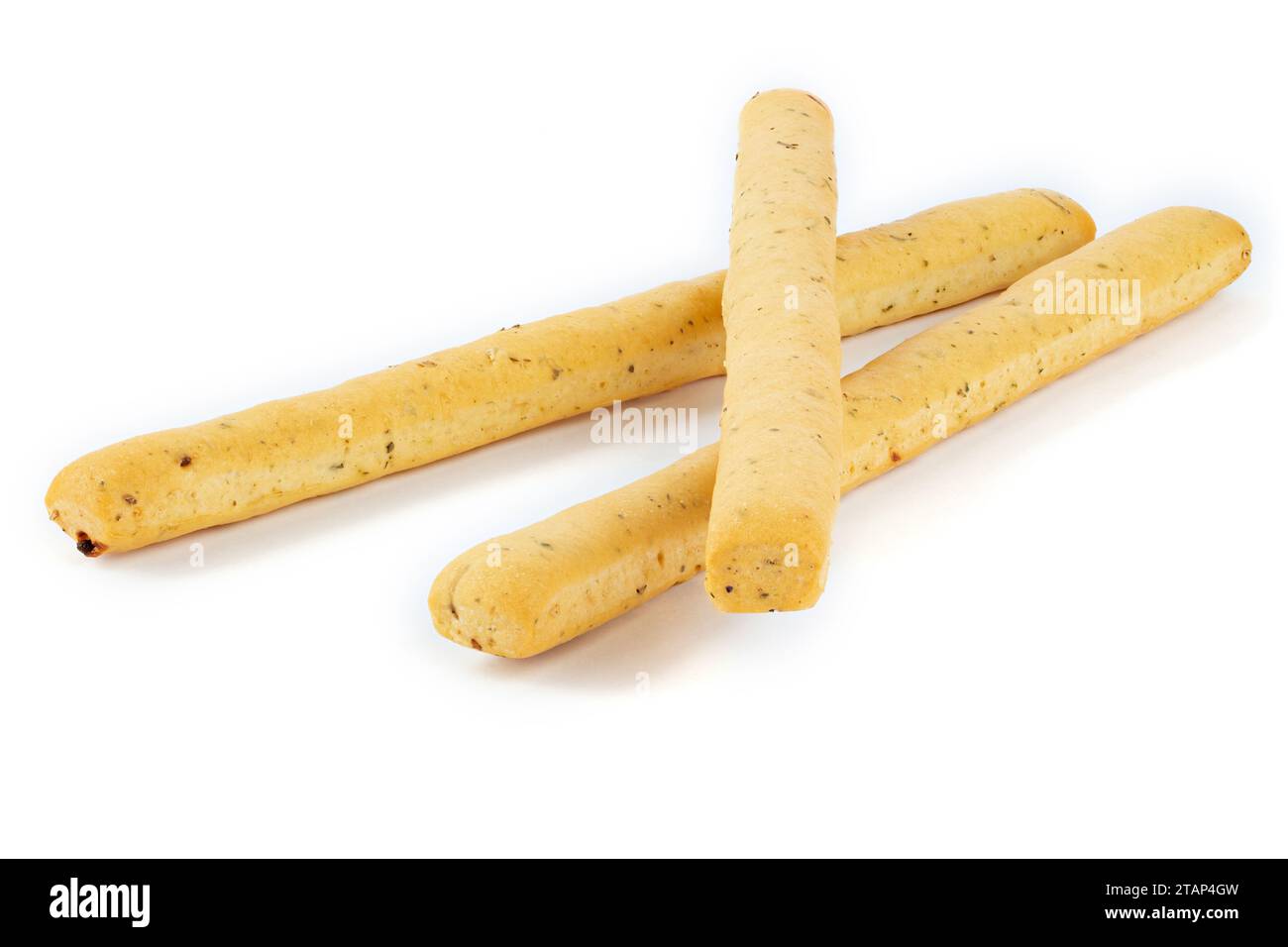 Grissini sticks. Traditional italian breadsticks isolated on white ...