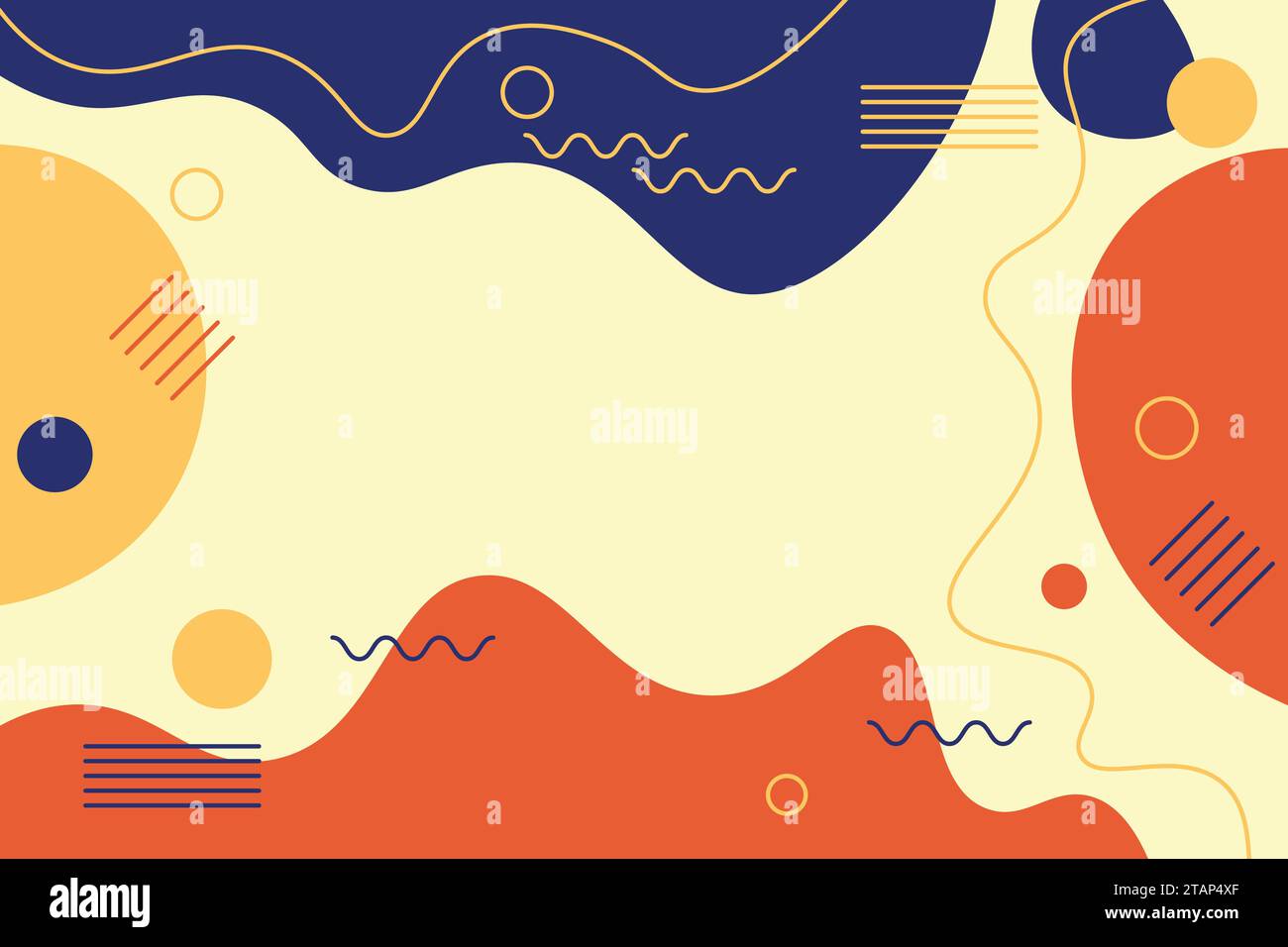 Wavy abstract background. Vector illustration Stock Vector Image & Art ...
