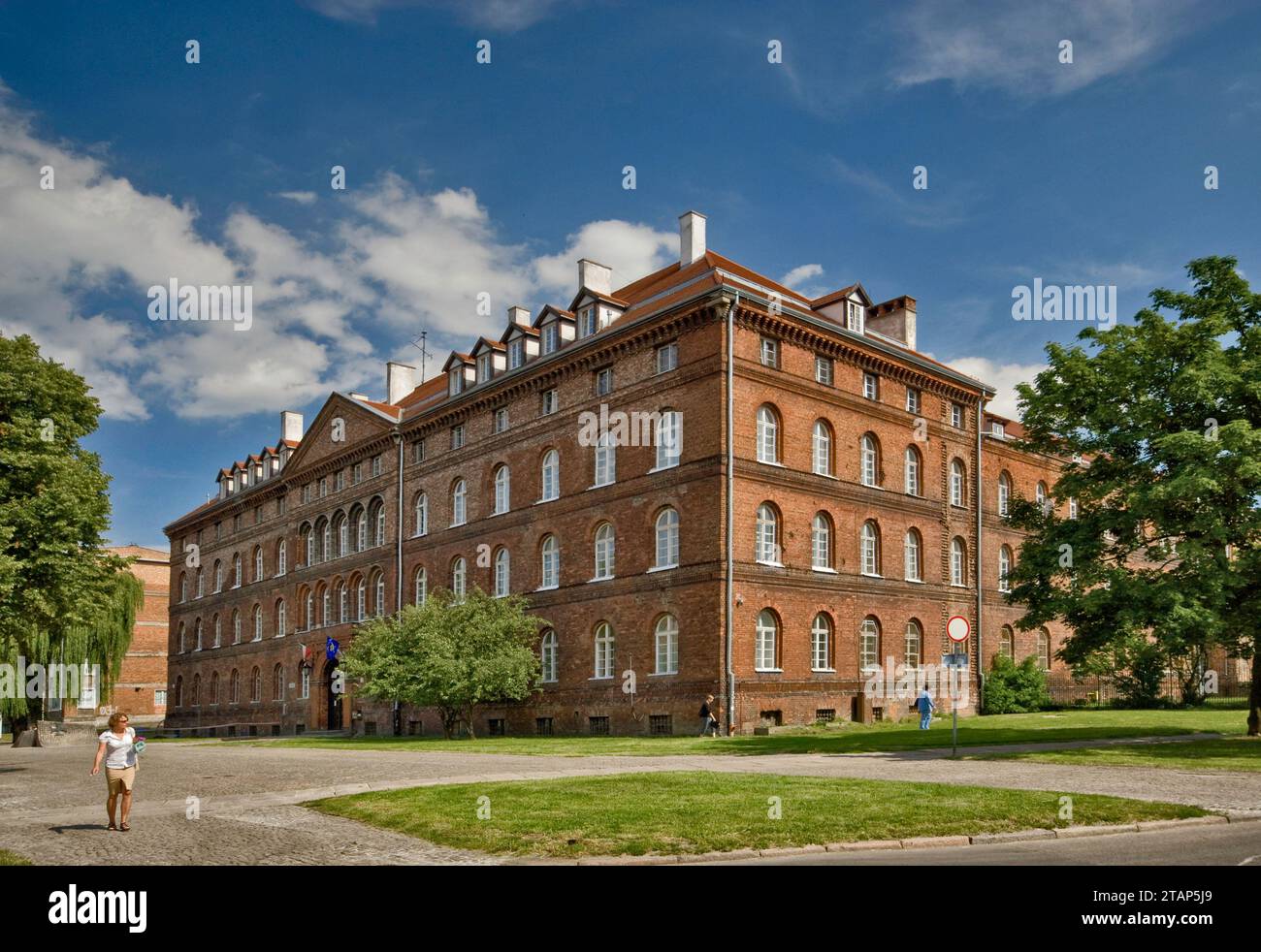 Historic pre-WW2 Polish Post Office of the Free City in Gdańsk ...