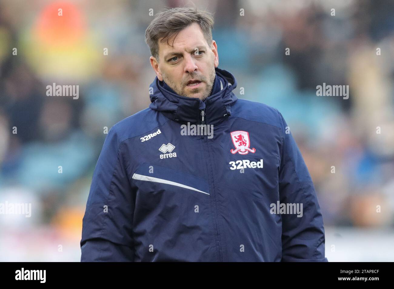 Jonathan Woodgate first team coach of Middlesbrough during the Sky Bet ...