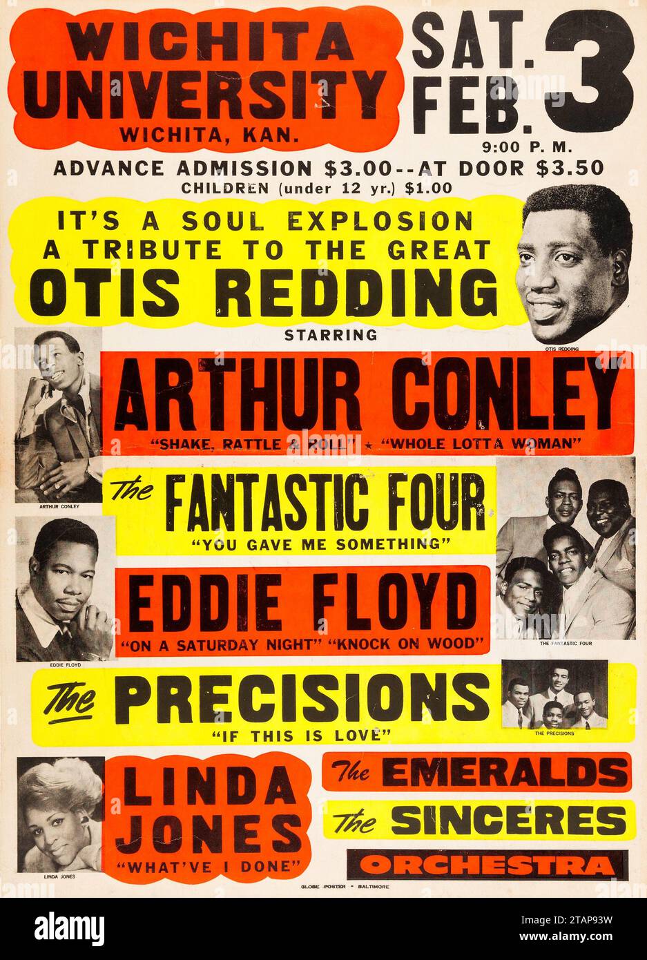 Otis Redding Tribute Show 1968 - Wichita University - Classic concert ...
