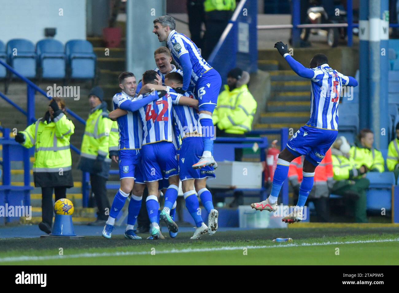 Bailey-Tye Cadamarteri #42 of Sheffield Wednesday leads the ...