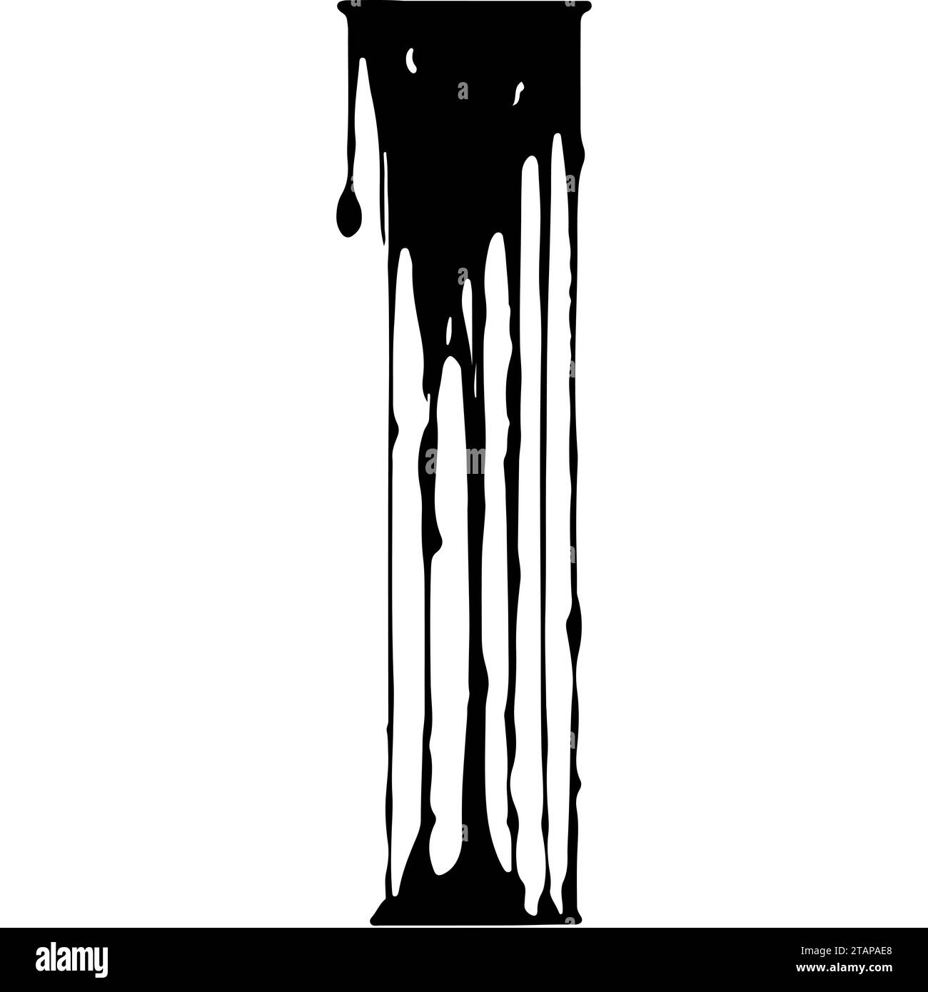 Blood dripping down wall Stock Vector Images - Alamy