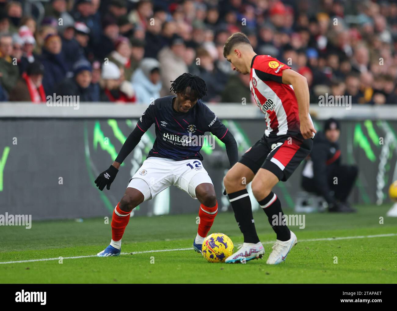 2nd December 2023; Gtech Community Stadium, Brentford, London, England ...