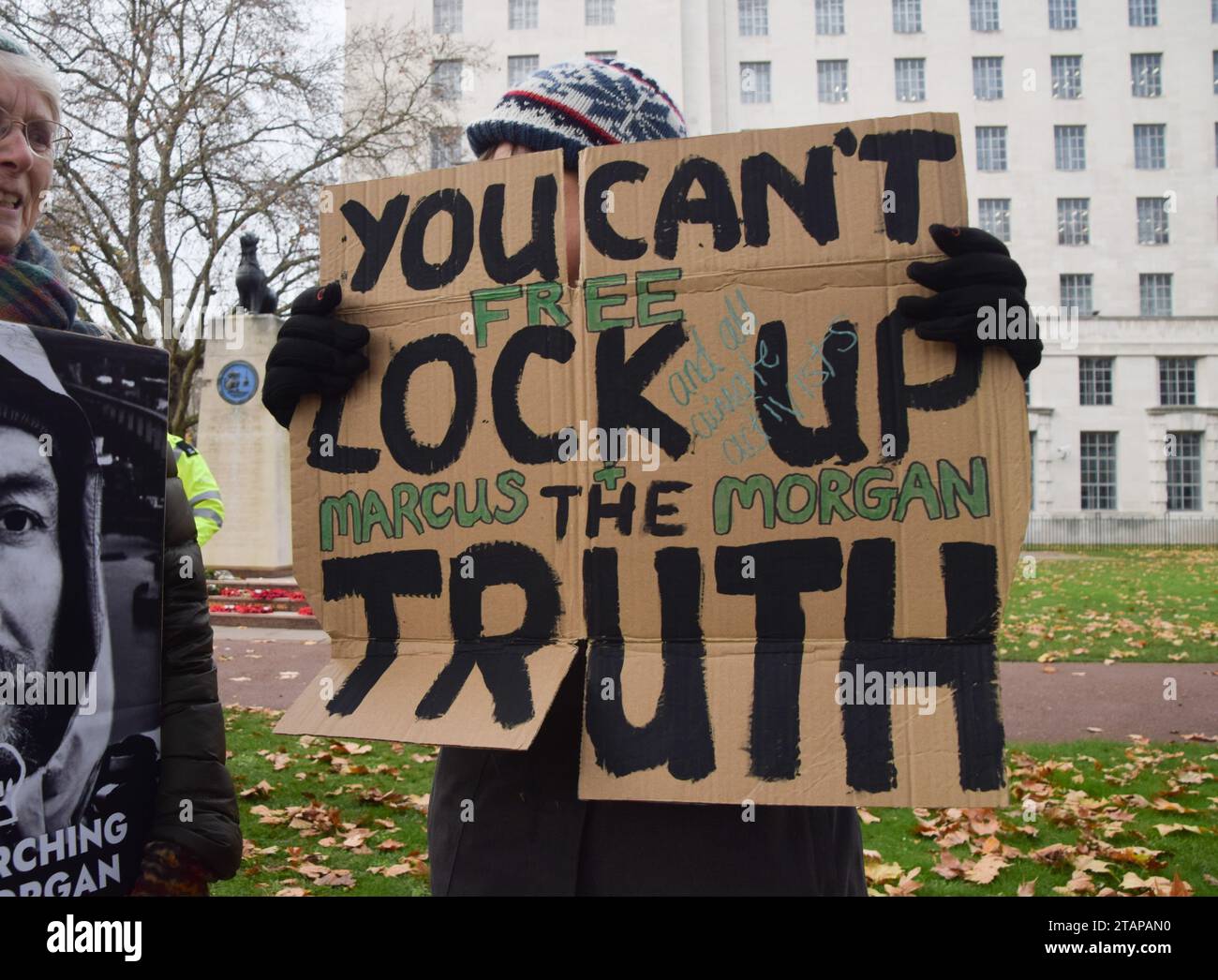London, UK. 2nd December 2023. Just Stop Oil activists outside New ...