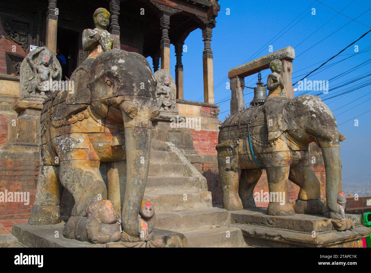 Nepal, Kathmandu Valley, Kirtipur, Uma-Mahesvara, hindu temple Stock ...