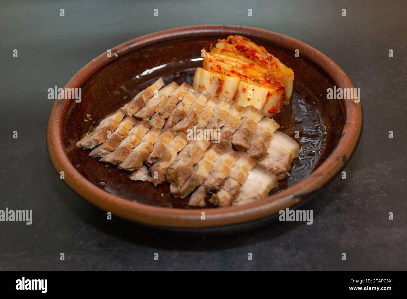 Suyuk, a Korean Traditional Dish Made with Pork Stock Photo - Alamy