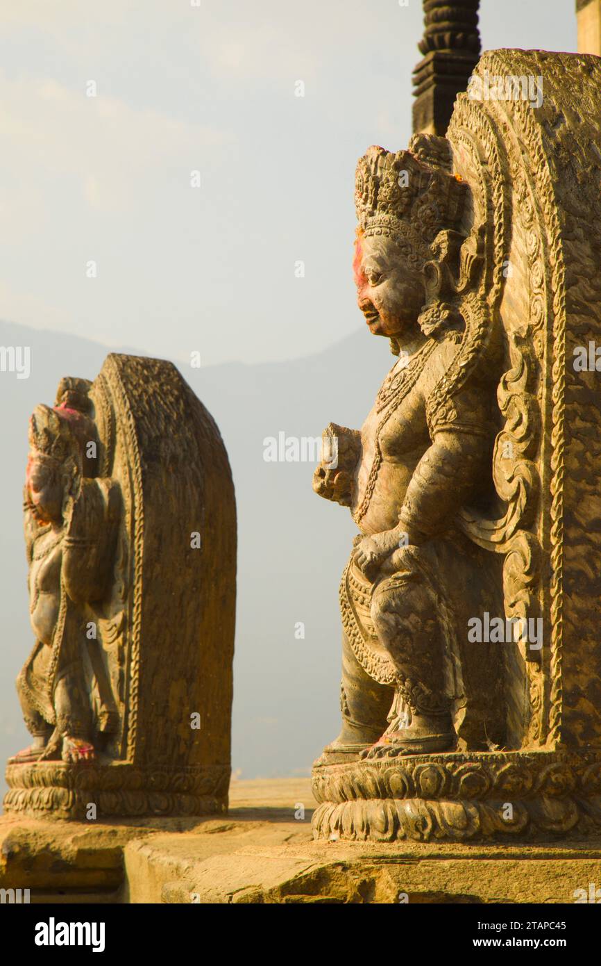 Nepal, Kathmandu Valley, Kirtipur, Uma-Mahesvara, hindu temple Stock ...