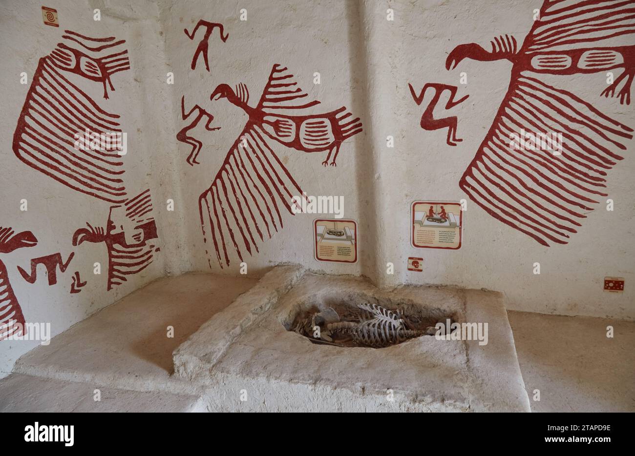 A recreation of an ancient Neoloithic house from Catal Hoyuk, Turkey ...