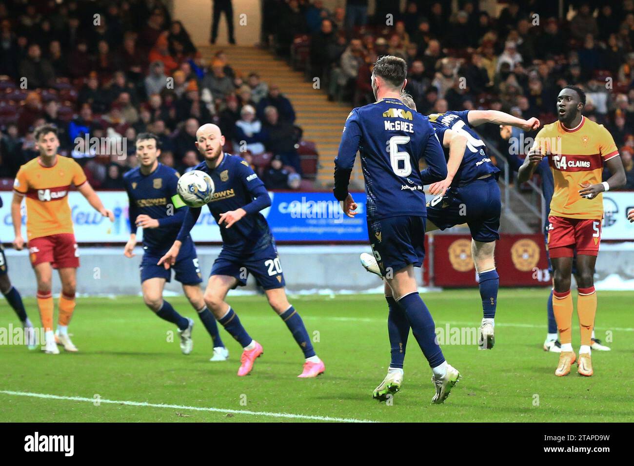 Fir Park, Motherwell, UK. 2nd Dec, 2023. Scottish Premiership Football ...