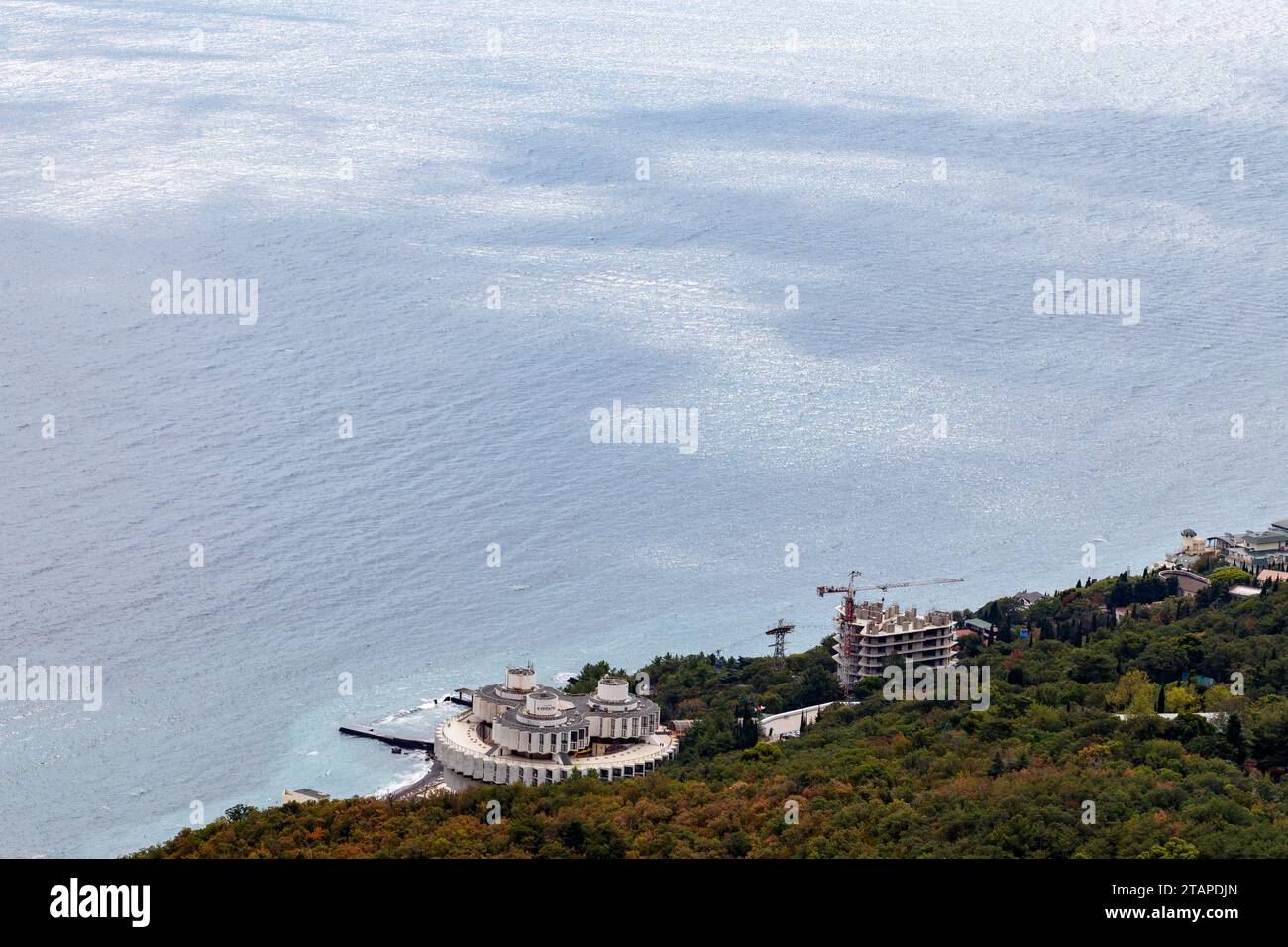 Oreanda, Russia - september 05, 2023- View from Ai-Nikola mountain to ...