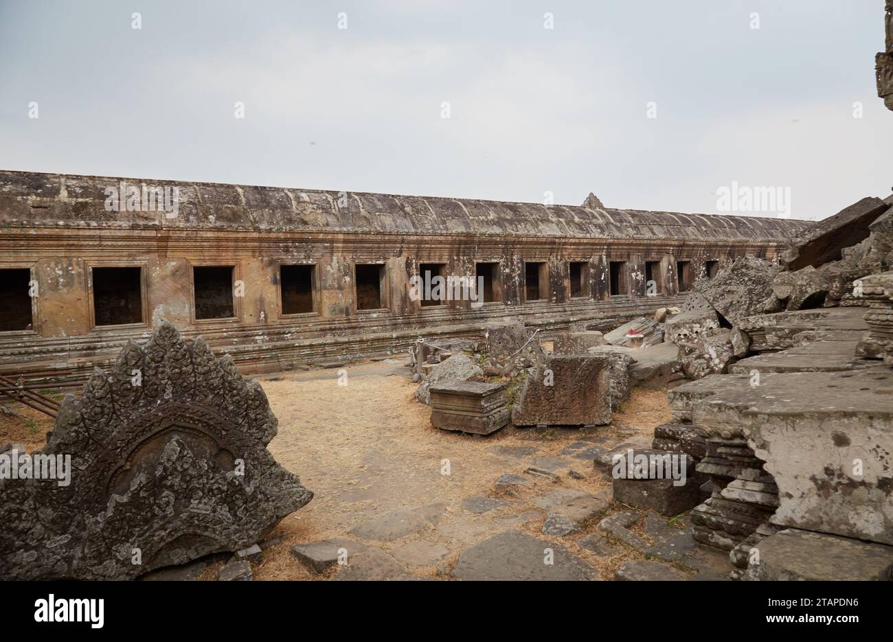 The ancient Khmer temple of Preah Vihear in Cambodia Stock Photo - Alamy