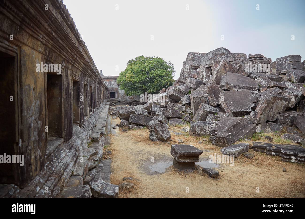 The ancient Khmer temple of Preah Vihear in Cambodia Stock Photo - Alamy