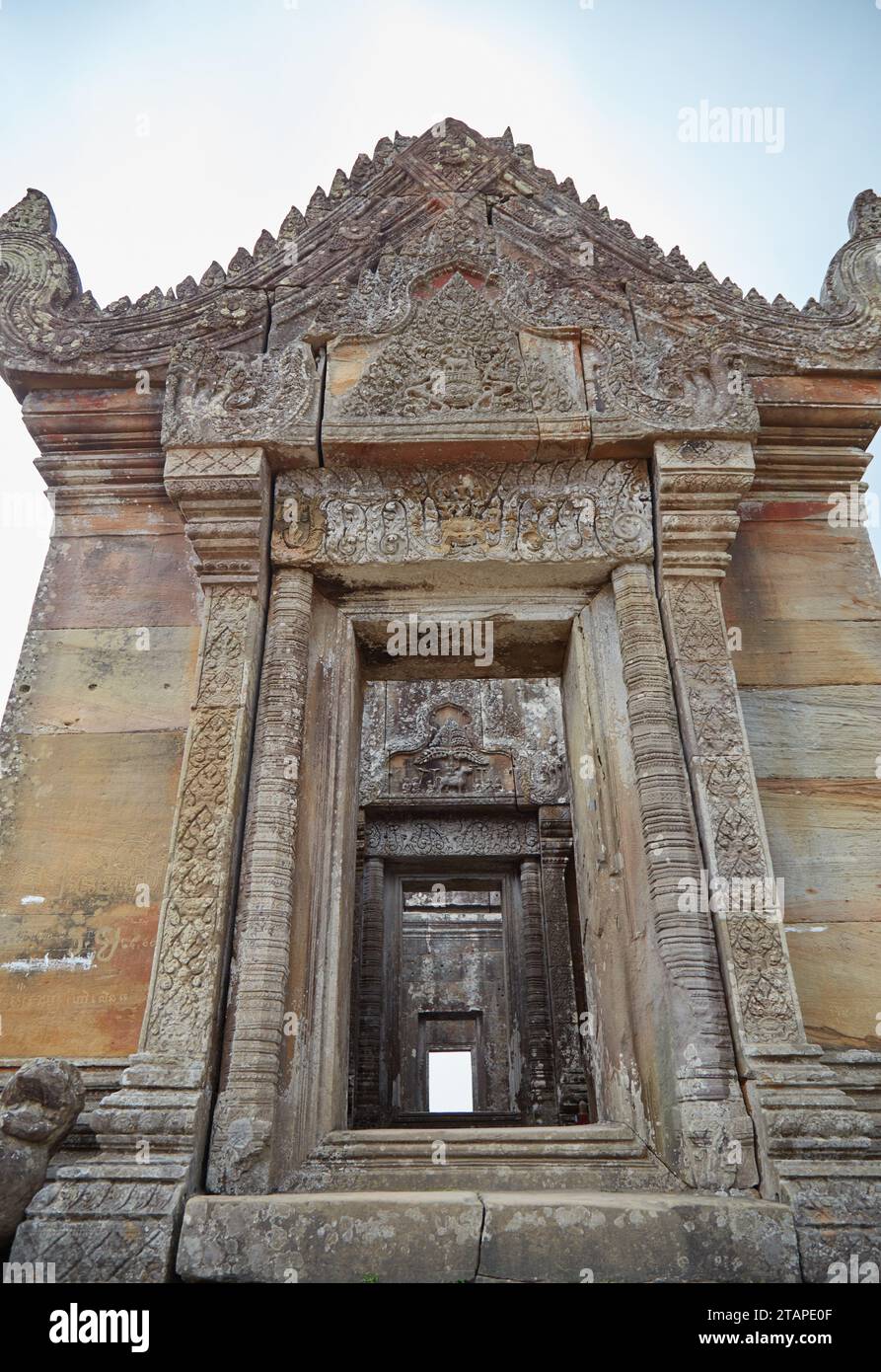 The ancient Khmer temple of Preah Vihear in Cambodia Stock Photo - Alamy