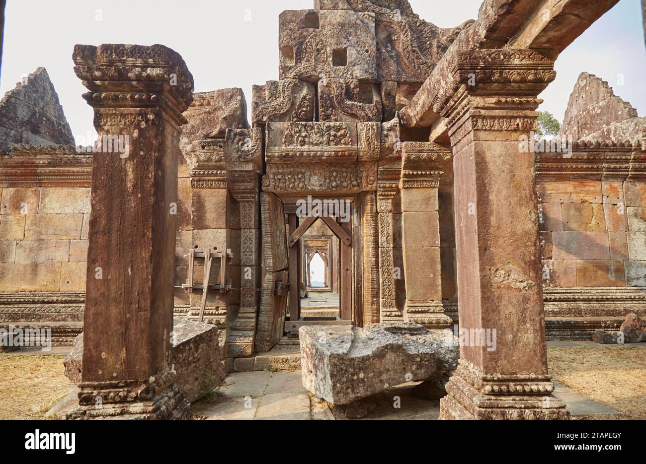 The ancient Khmer temple of Preah Vihear in Cambodia Stock Photo - Alamy