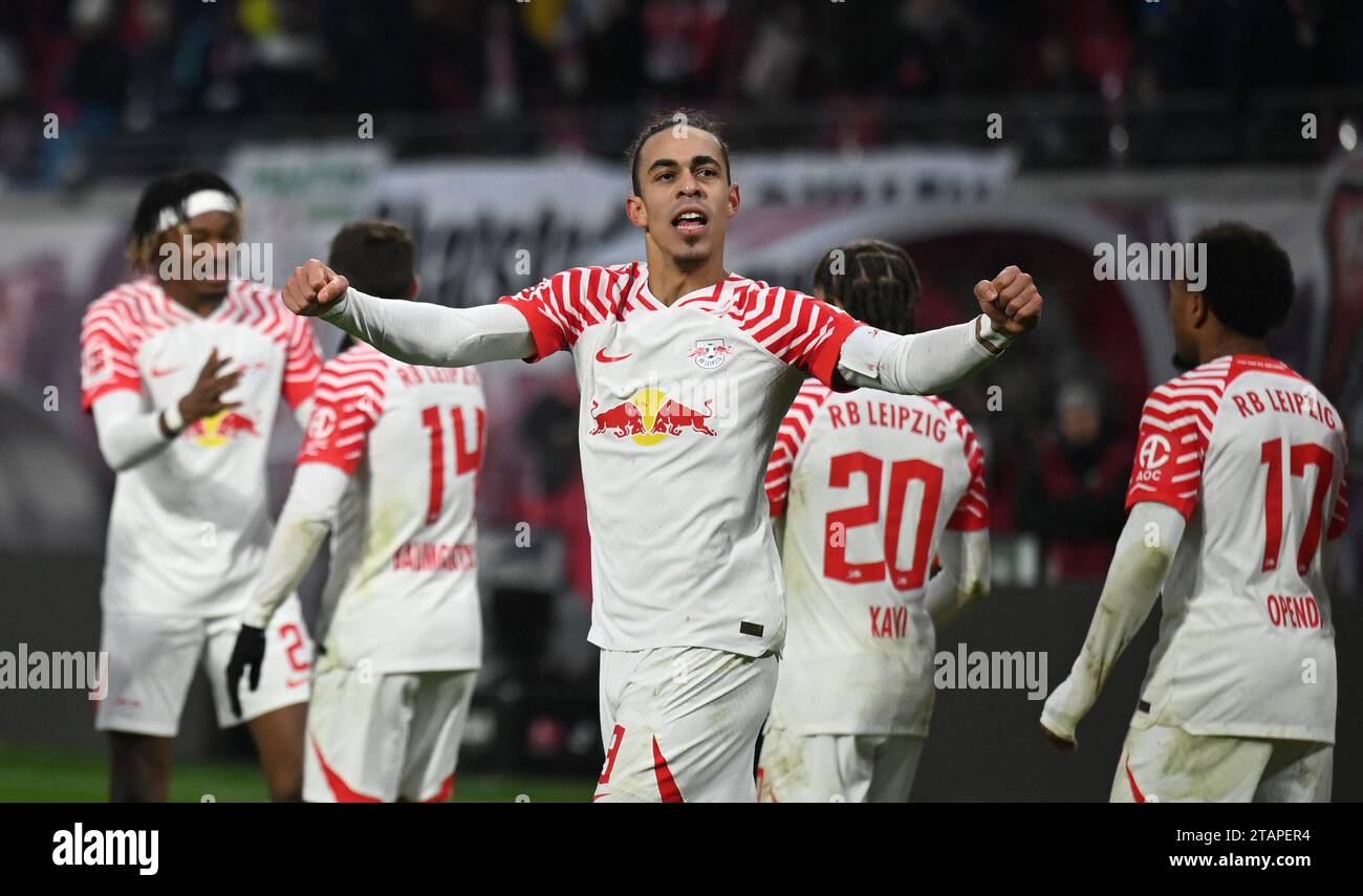 Leipzig, Germany. 02nd Dec, 2023. Soccer: Bundesliga, matchday 13, RB ...