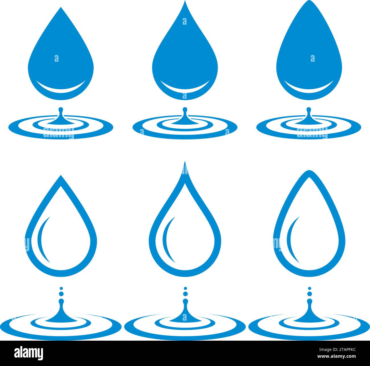 Waterdrop Stock Vector Images - Alamy