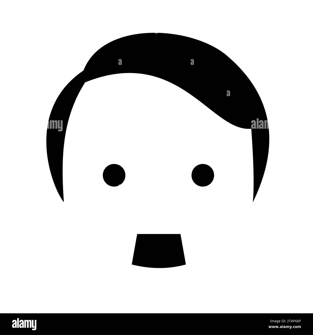 Historical person of nazi dictator - Silhouette and contour of man with ...