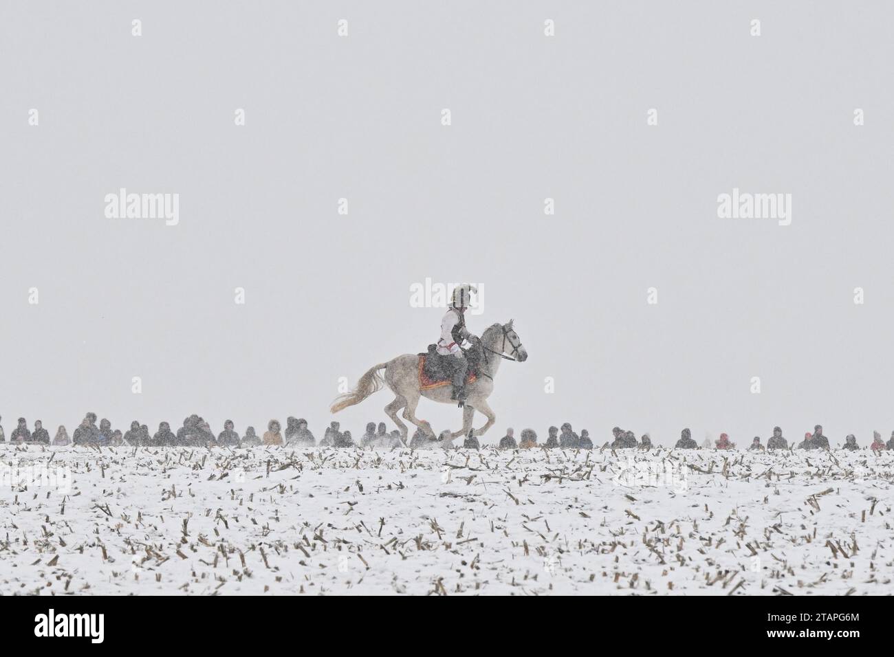 Tvarozna, Czech Republic. 02nd Dec, 2023. Reconstruction of the Battle ...