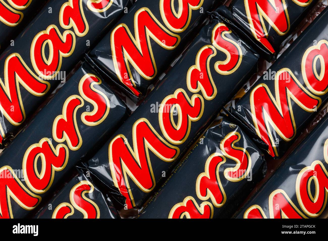 Mars Riegel Schokoriegel als Hintergrund Stuttgart, Deutschland - 17 ...