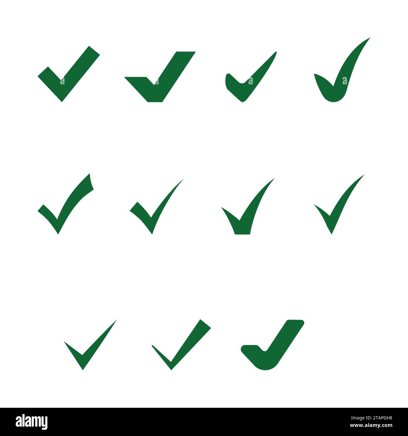Checkmark vector vectors hi-res stock photography and images - Alamy