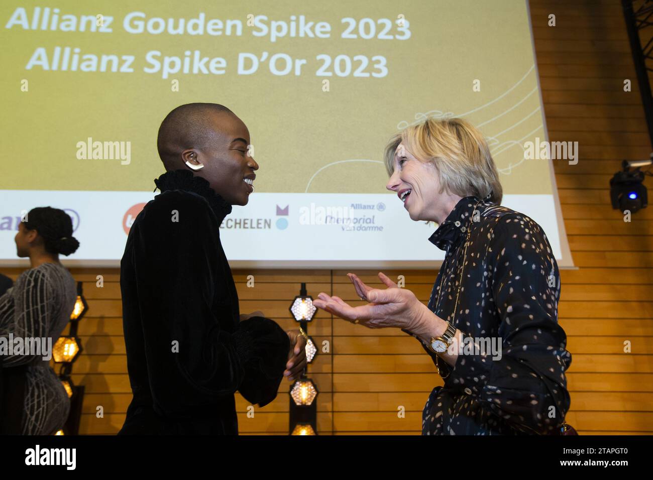 Mechelen, Belgium. 02nd Dec, 2023. Cynthia Mbongo Bolingo and Kathleen ...