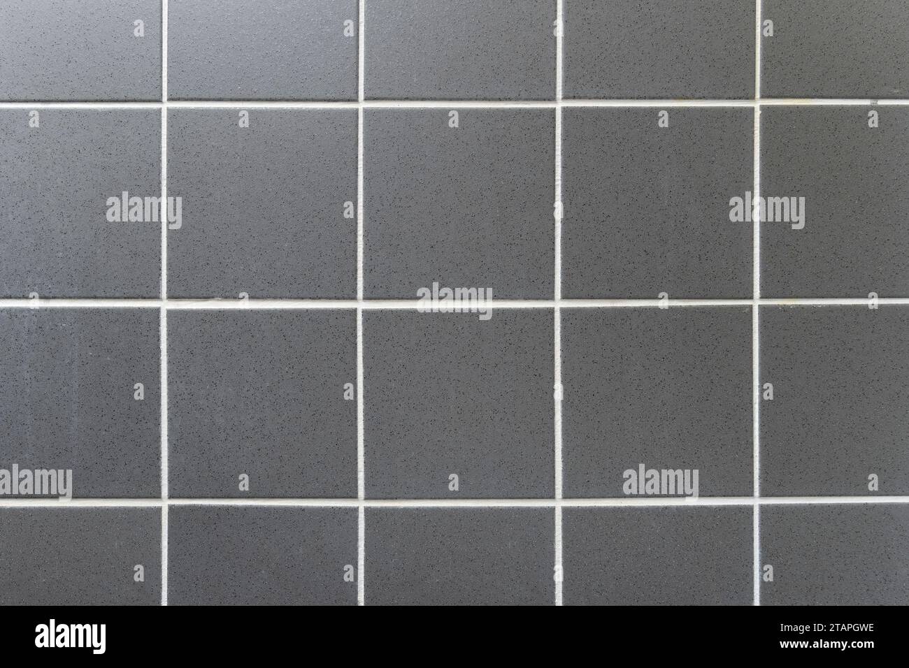 anthracite tiled wall in the bathroom Stock Photo - Alamy