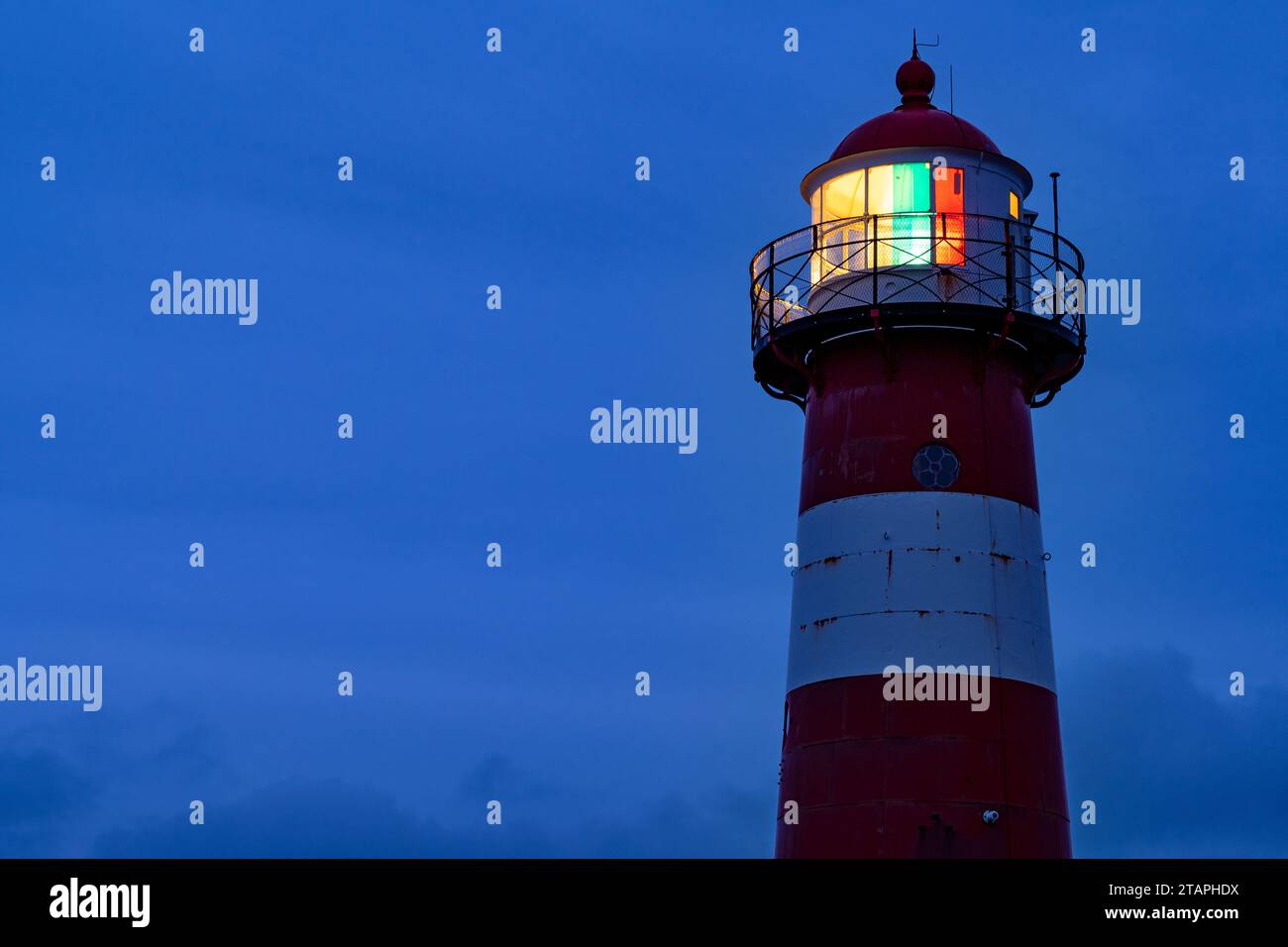 short lighthouse of Westkapelle, Netherlands at dusk Stock Photo - Alamy