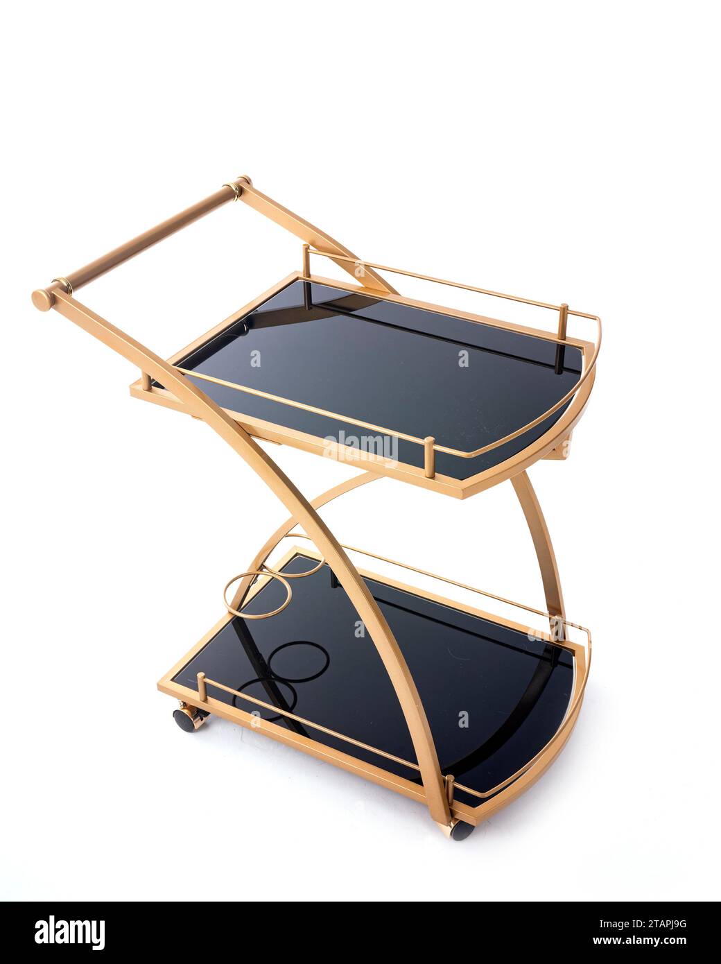 service trolley in front of white background Stock Photo - Alamy