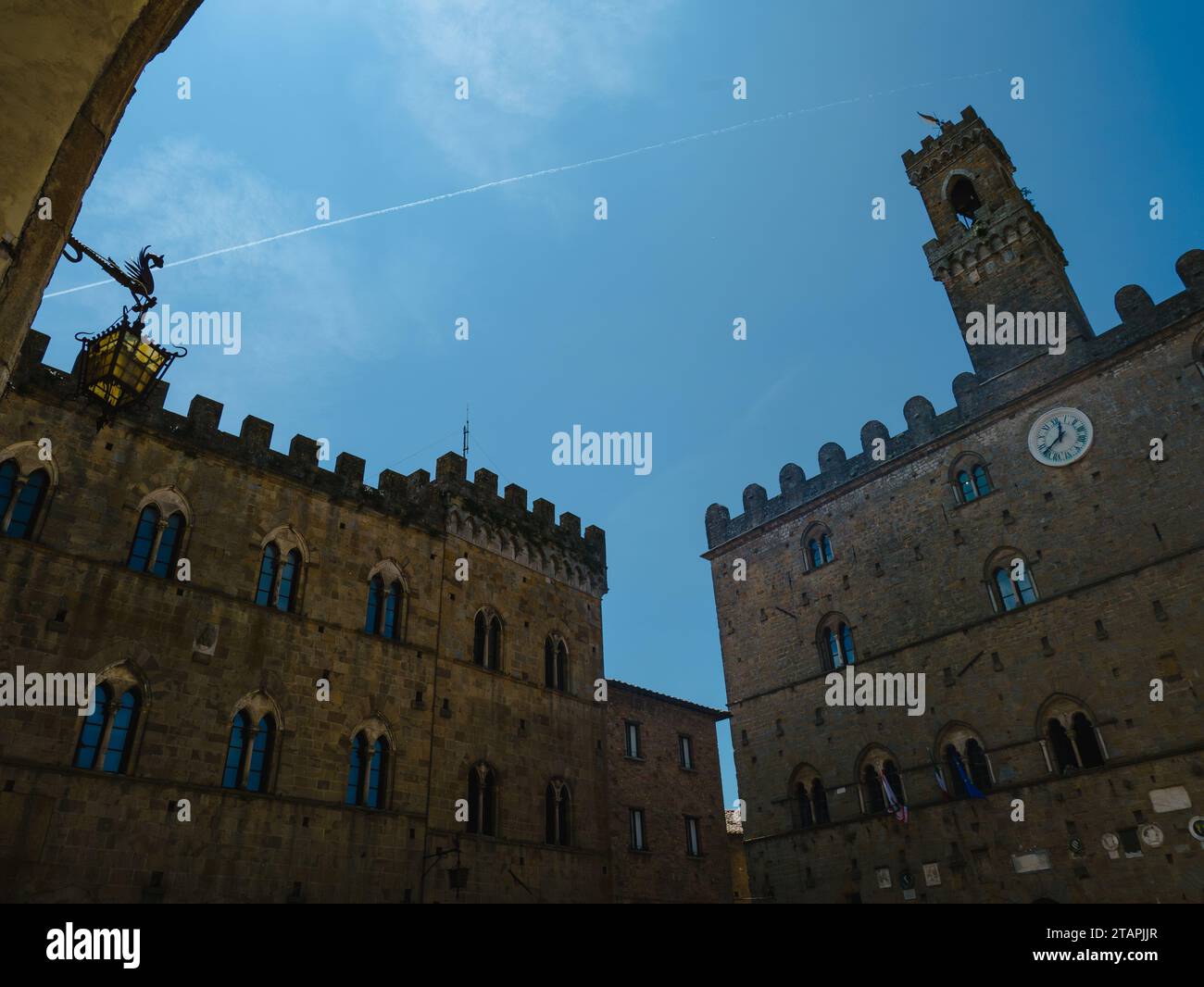 Old town piazza dei priori in volterra hi-res stock photography and ...