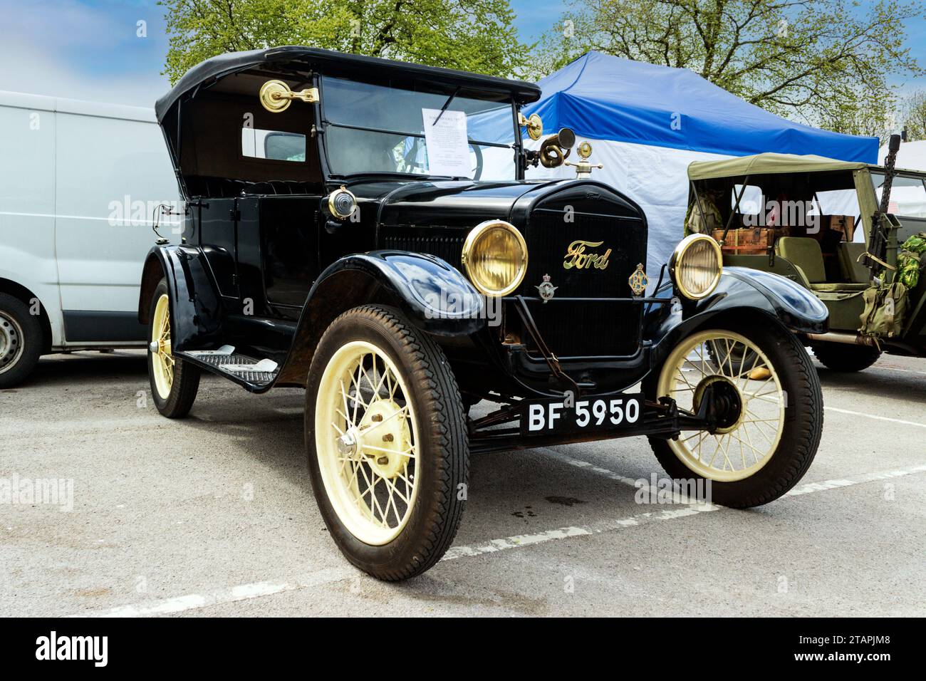 Ford Model T. Haworth 1940's Weekend 2015 Stock Photo - Alamy