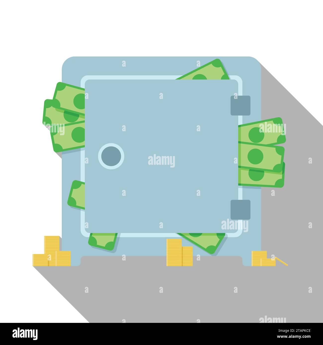 Vector dollar banknotes gold Stock Vector Images - Alamy