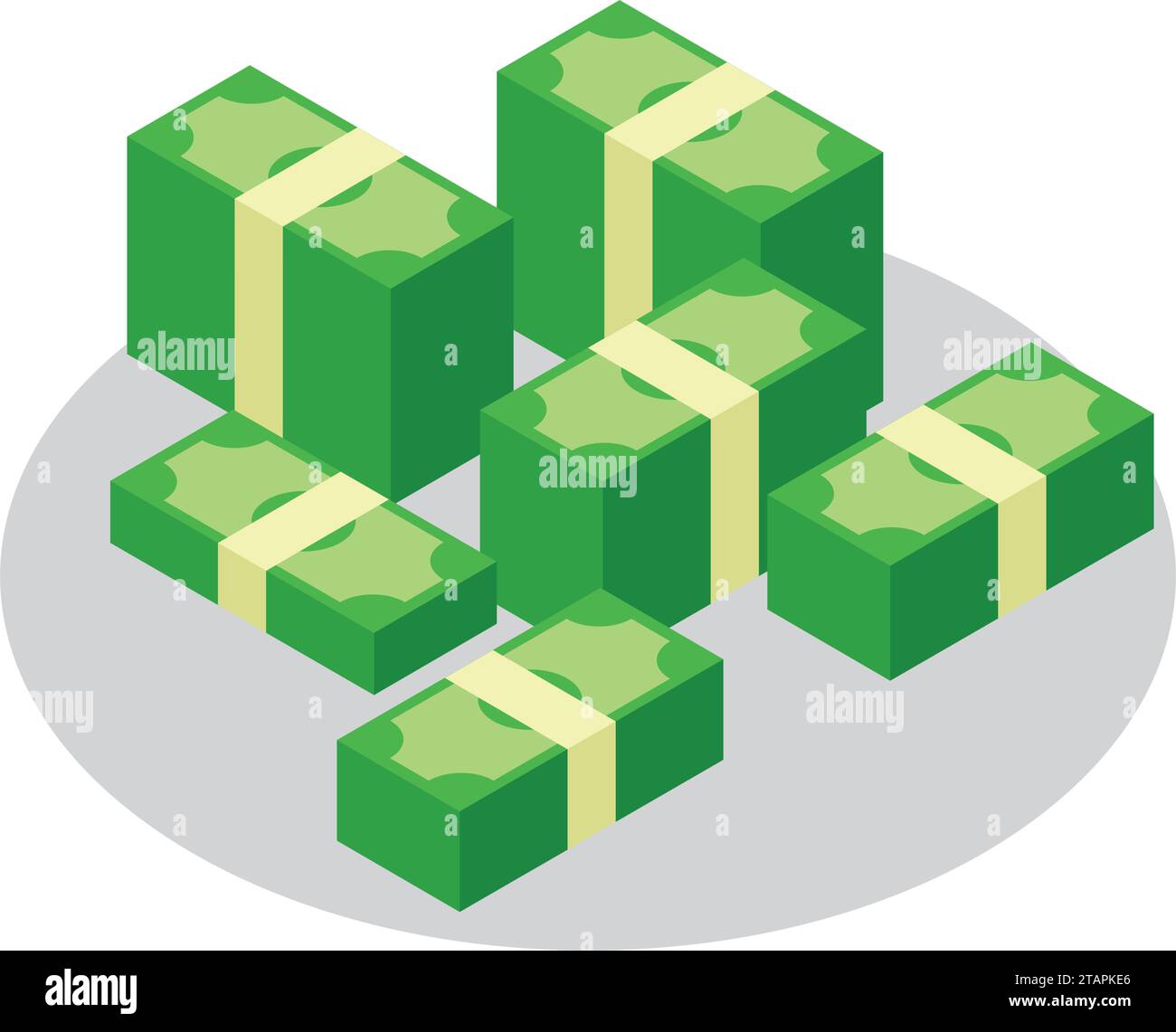 Flat icon of Stacks of banknotes Vector Stock Vector Image & Art - Alamy